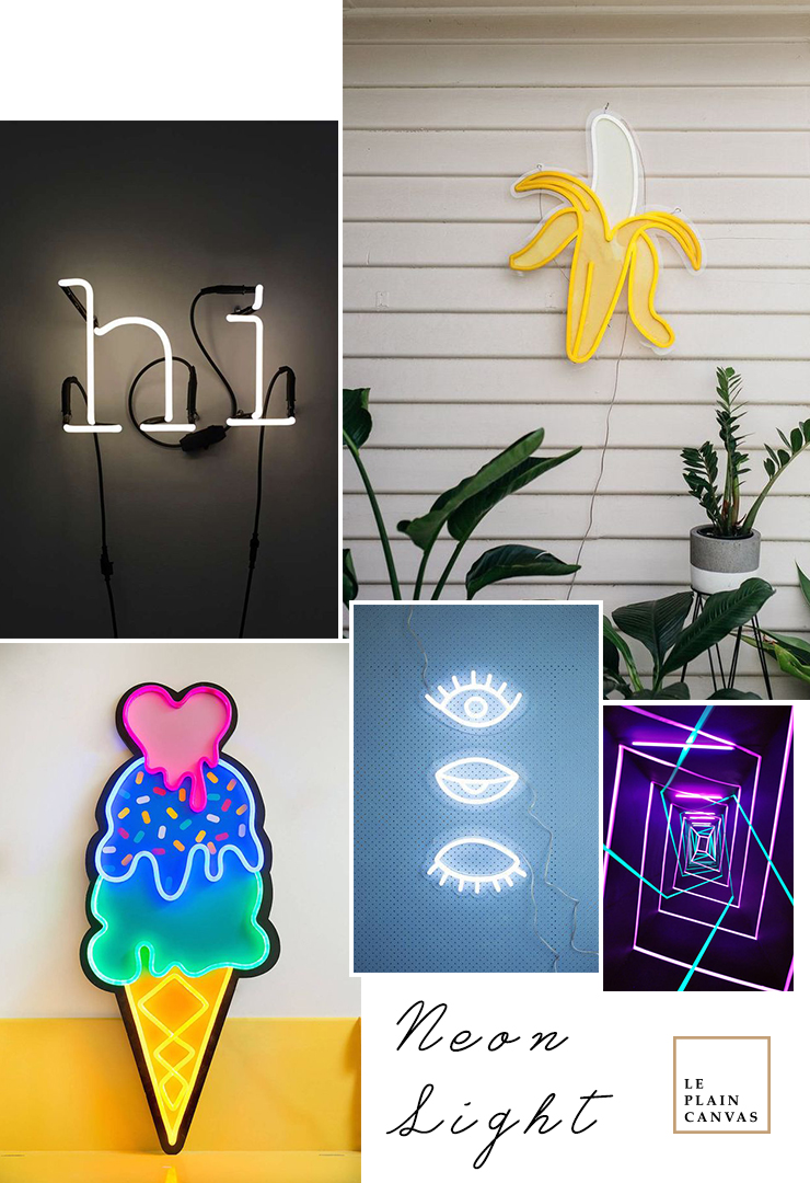 Moodboard | Neon Light – LePlainCanvas