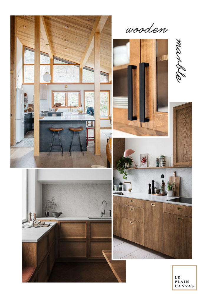 Mood Board | Wooden X Marble – LePlainCanvas