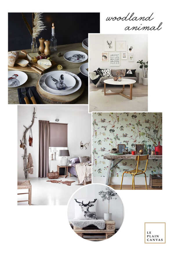 Moodboard | Woodland Animal – LePlainCanvas