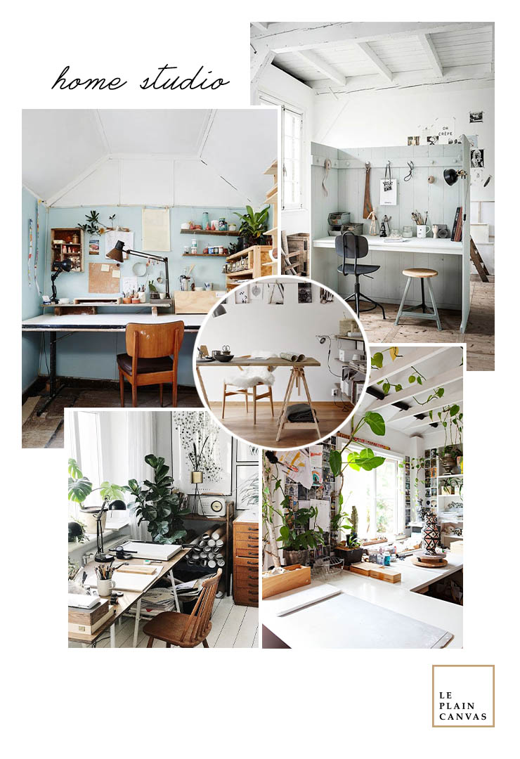 Mood Board | Home Studio – LePlainCanvas