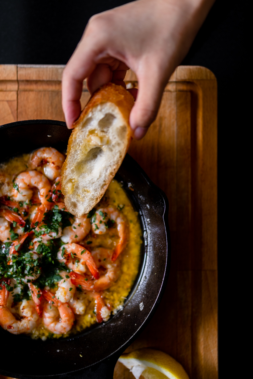 Garlic Butter Prawns – LePlainCanvas