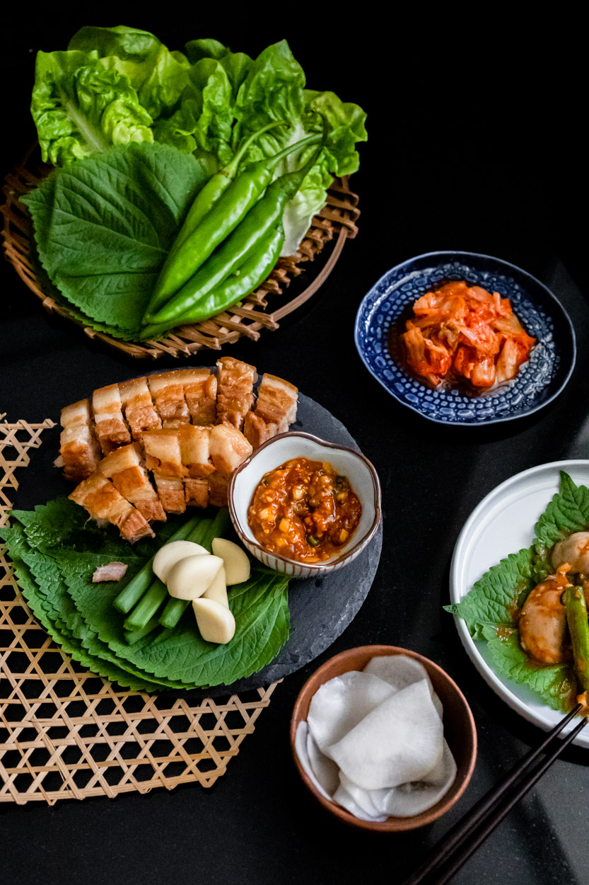 Bossam (Boiled Pork Wraps) – LePlainCanvas