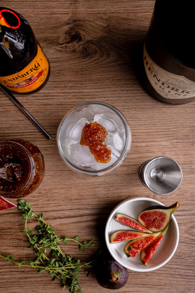 Ginger Fig Gin Cocktail – LePlainCanvas