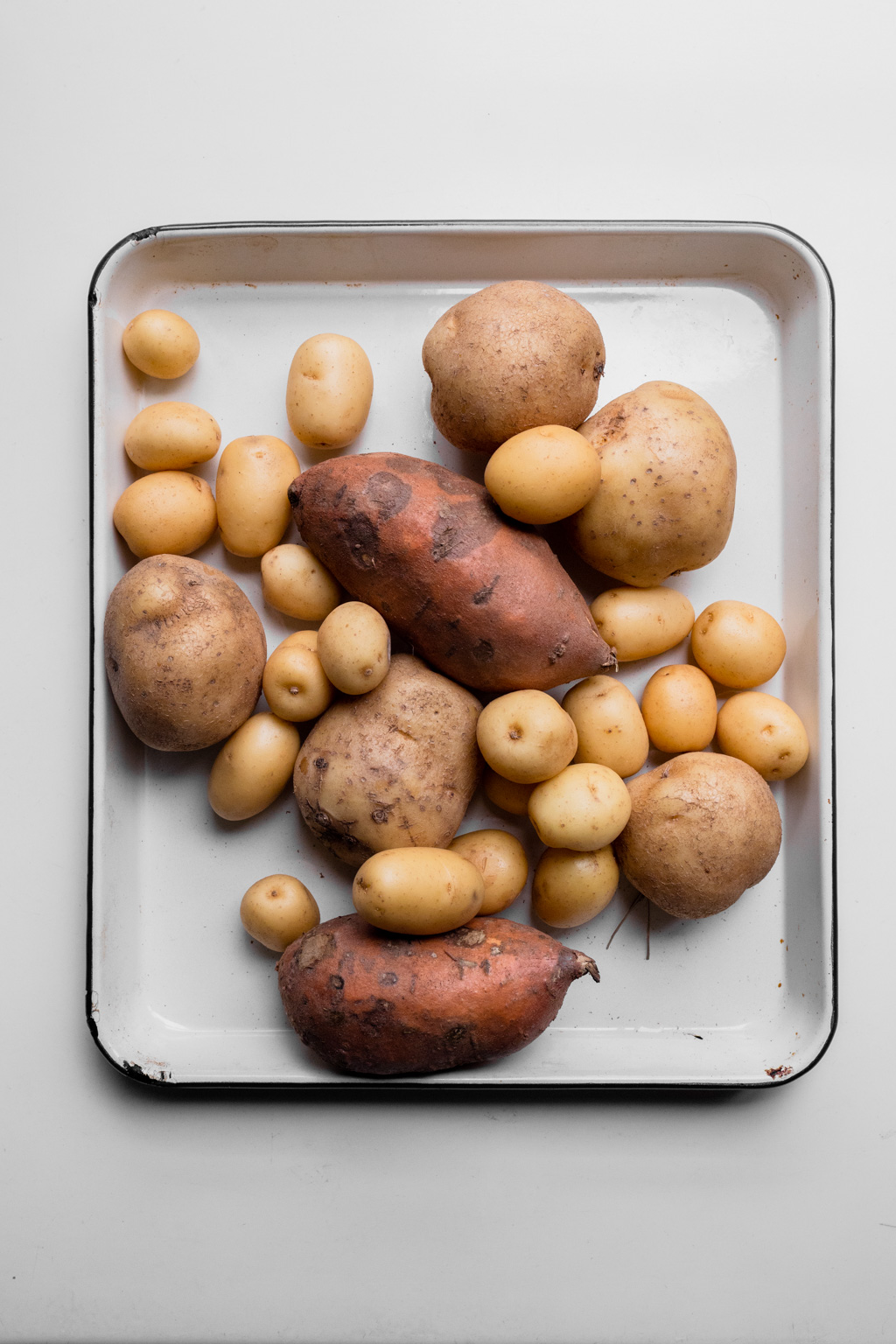 Mixed Roasted Potatoes With Mozerella – LePlainCanvas